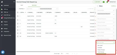creating and adding labels to tandm tags and cor s