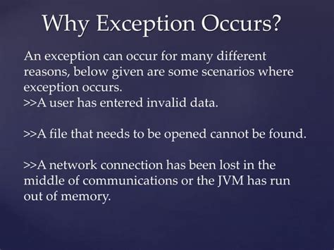 Exception Handlingfinallycatchthrowthrowstrypptx
