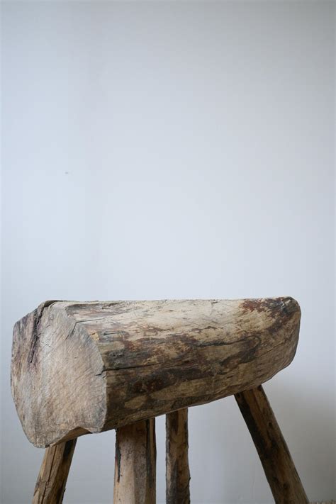 Primitive Pine Stool Ca 1830 From Härjedalen Sweden For Sale At 1stdibs