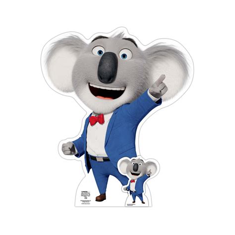 Buster Moon The Koala From Sing 2 Official Cardboard Cutout Standee