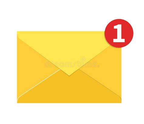New Email Incoming Message Stock Vector Illustration Of Envelope