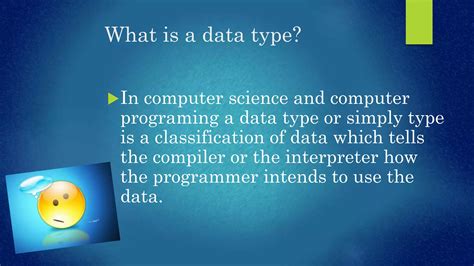 Data Types And Operators Pptx Programming Languages Computing