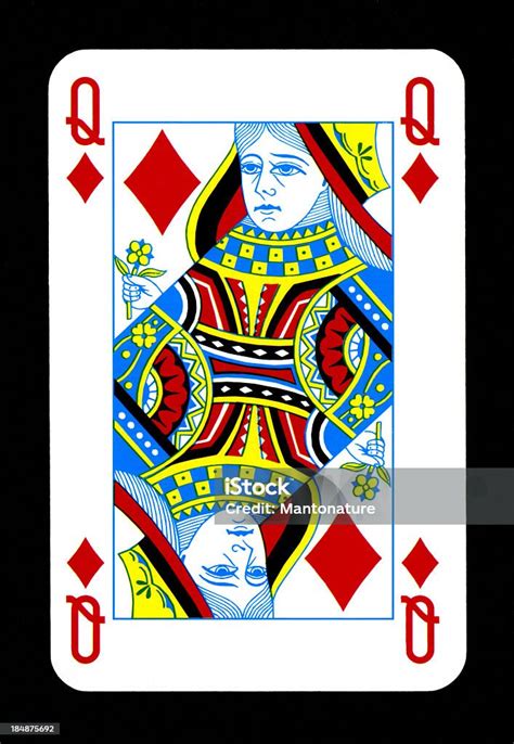Playing Cards Queen Of Diamonds