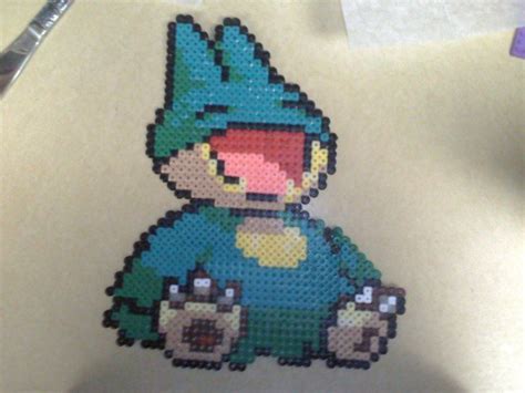 Munchlax Perler Hama Beads Pokemon Craft Pokemon Pattern Perler Bead Art