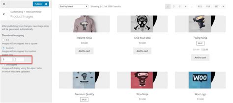 How To Set Up Woocommerce Customizer For Product Images Catalog And