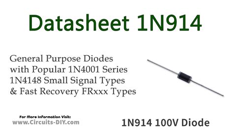 1n914 100v 200ma General Purpose Diode Datasheet