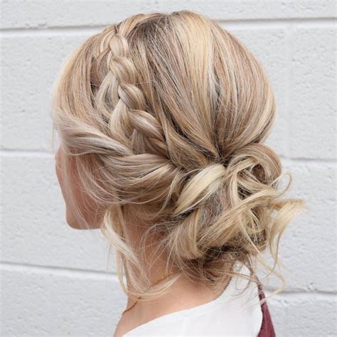 Messy Braid Updo