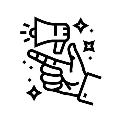 Inspire Others Line Icon Vector Illustration 20377045 Vector Art At