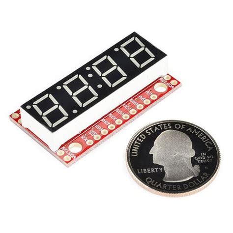 Sparkfun 7 Segment Serial Display Red The Pi Hut