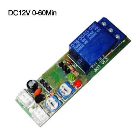 mcu based multifunctional relay module for dc 5v 12v 24v 0 60 minute timer high performance