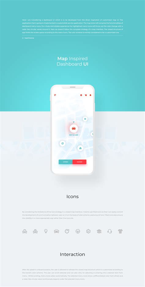 Map Inspired Dashboard UI Design And Interaction Behance