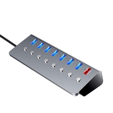 Usb 3 0 Hub Met Onafhankelijke Schakelaar Voedin Vicedeal