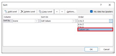 Custom Sorting In Excel Tpoint Tech