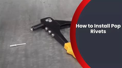 How To Install Pop Rivets Fix Up Blueprint