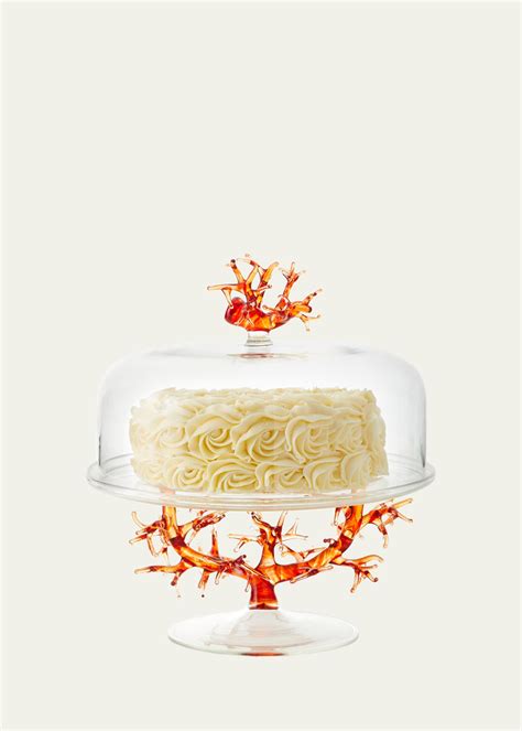 Massimo Lunardon Coral Cake Stand Bergdorf Goodman
