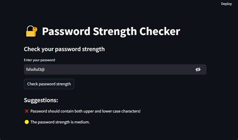 Built A Password Strength Checker With Streamlit Muhammad Taha Ansari