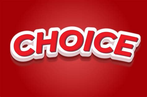 Premium Vector Red Background Text Effect Design