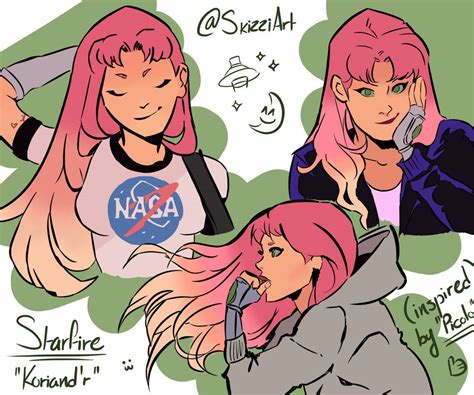 Starfire Koriandr From Teen Titans By Skizziart On Deviantart