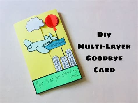 Easy Homemade Goodbye Cards Sweet Farewell Sailboats Pink Buckaroo