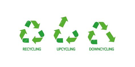 Premium Vector Recycling Up Cycling Down Cycling Icon Recycling Trash