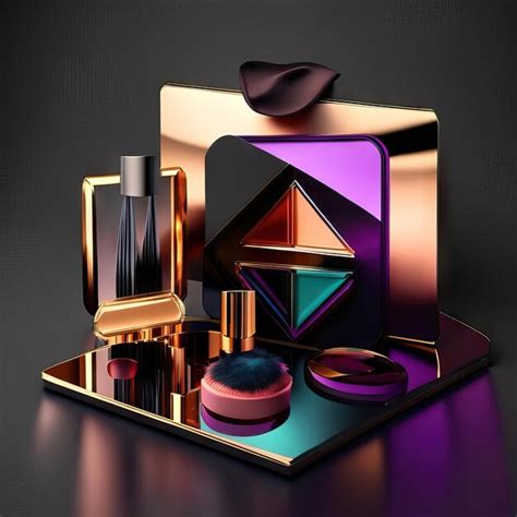 Premium Ai Image Makeup Case Illustration