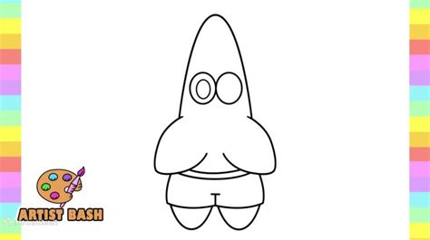 آموزش نقاشی پاتریک ستاره دریایی نقاشی باب اسفنجی نقاشی آسان برنامه کودک تماشا