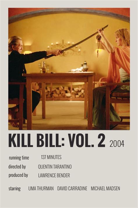 Kill Bill 2 Movie Poster