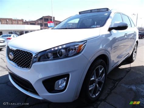 2016 Snow White Pearl Kia Sorento Sx V6 Awd 102050289 Photo 4