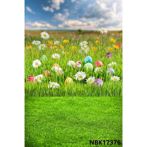 Spring Easter Backdrops Landscape Flowers Leaf Foliage Grassland Bokeh