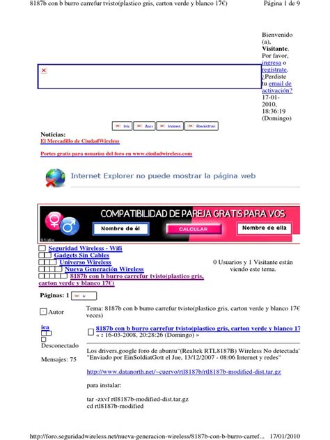 Instalar Drivers Realtek En Linux Pdf Informática Tecnología De Información Y Comunicaciones