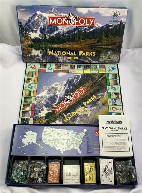 National Parks Monopoly Game 2001 Usaopoly New Old Stock Mandi
