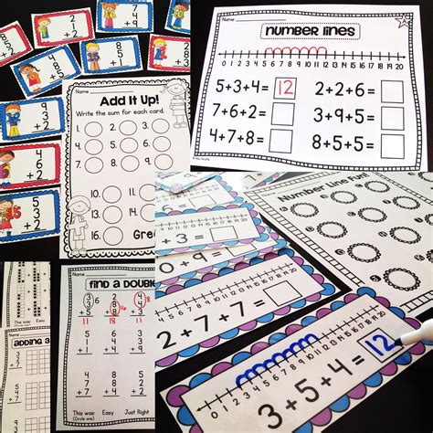 Miss Giraffes Class First Grade Math Ideas For The Entire Year