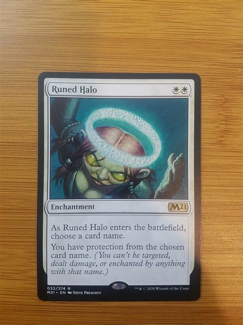 Mtg Runed Halo Core Set 2021 032274 Regular Rare Ebay
