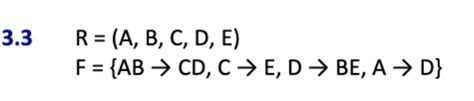 solved 3 45 points for each relation schema r and set of