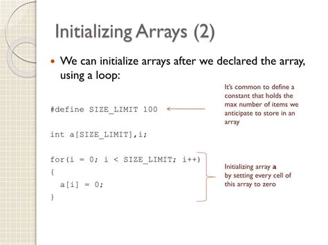 Ppt Efficiently Managing Grades With Arrays In C Programming
