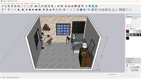 Single Room In Sketchup Part YouTube