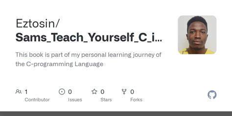 Github Eztosinsamsteachyourselfcin24hrs This Book Is Part Of