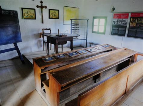 Historic Class Room From The 19 Th Century In Hungary Editorial Photo