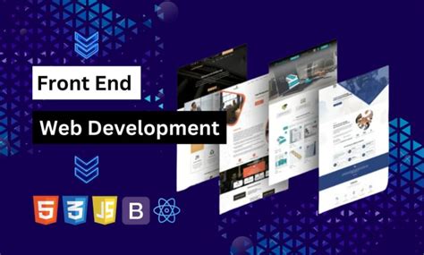 Be Your Front End Developer Make Front End Website With Html Css Bootstrap Js By Webwizmaestro