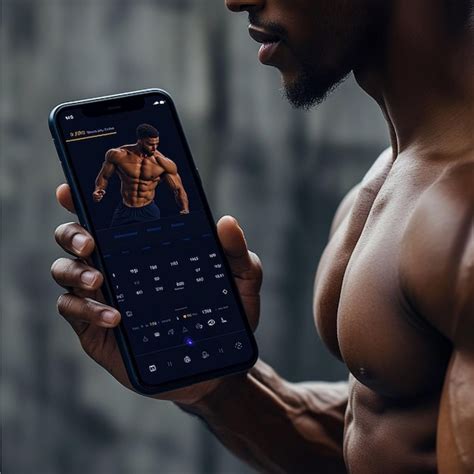 An App Displaying A Males Evolving Workout Plan With Realtime Feedback