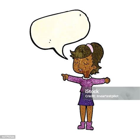 말풍선이 있고 손으로 가리키는 즐거운 여자 말풍선을 2015년에 대한 스톡 벡터 아트 및 기타 이미지 2015년 그리기 낙서 드로잉 Istock