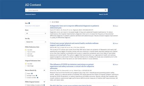 Ahrq Patient Safety Network Psnet Pantheon Building Technology