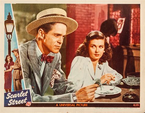 Scarlet Street Poster