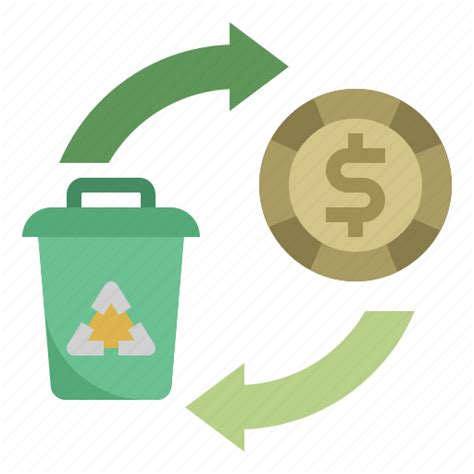 Values Waste Management Recycle Circular Economy Zero Waste Icon