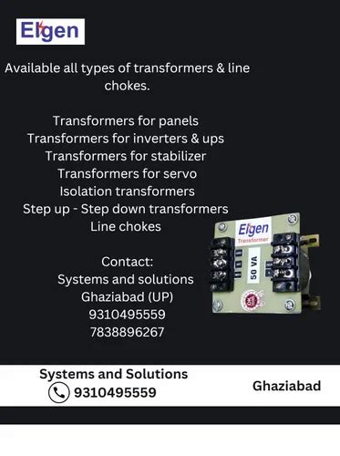 0 05 Kva Control Transformer 50va 2 Phase At ₹ 700 Piece In Ghaziabad