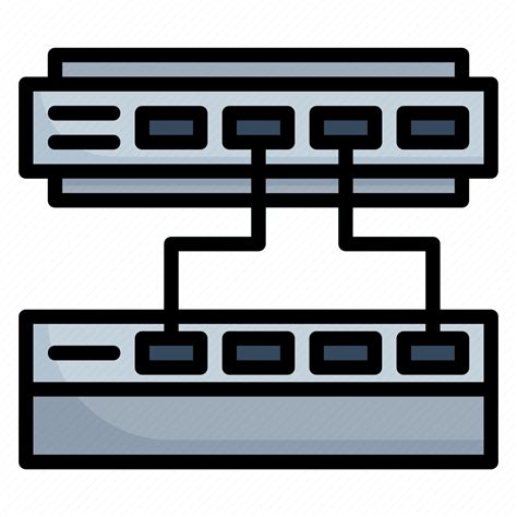 Network Switch Cable Ethernet Plug Link Router Icon Download On