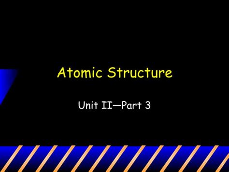 Atomic Structure Lesson For Grade 7 Students Pptx
