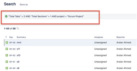 Search Using JQL AppBox Support