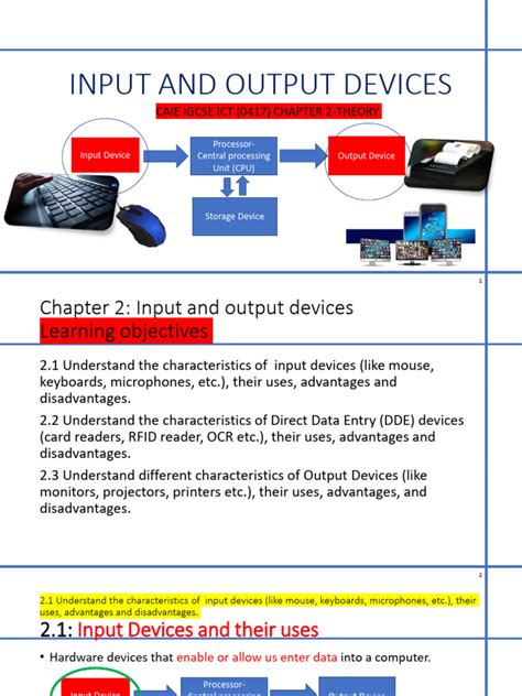 igcse ict chapter 2 input and output devices ict with tatchen pdf
