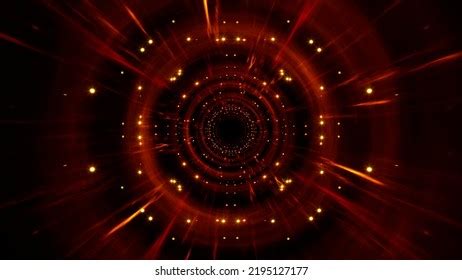 Glittering Red Light Flare Energy Effect Stock Illustration Shutterstock